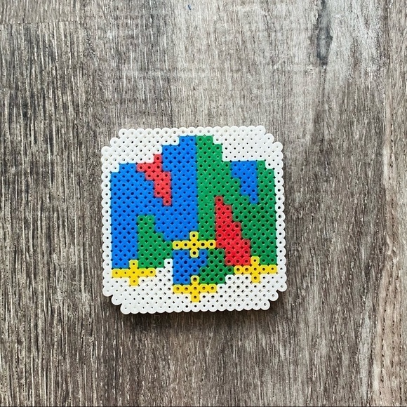 Handmade | Other | Retro Nintendo Gamer Perler Beads Nintendo Nes ...